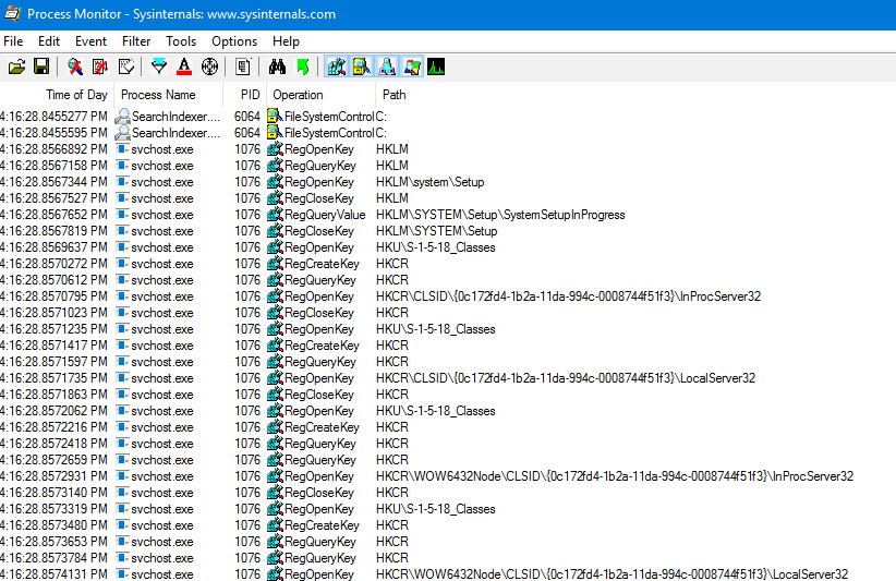 The SCCMist: Using Process Monitor