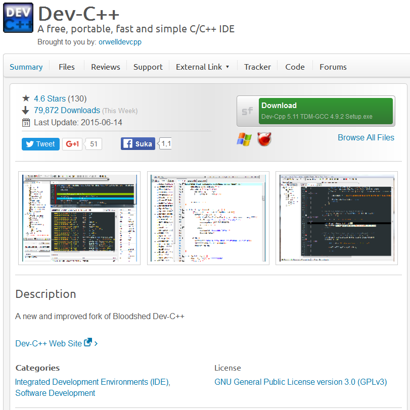 Cara Menginstall Aplikasi Dev-C++ 5.11
