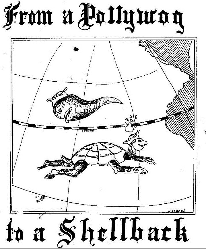 Dan The Navy Man: "Some Shellback Initiation Art"