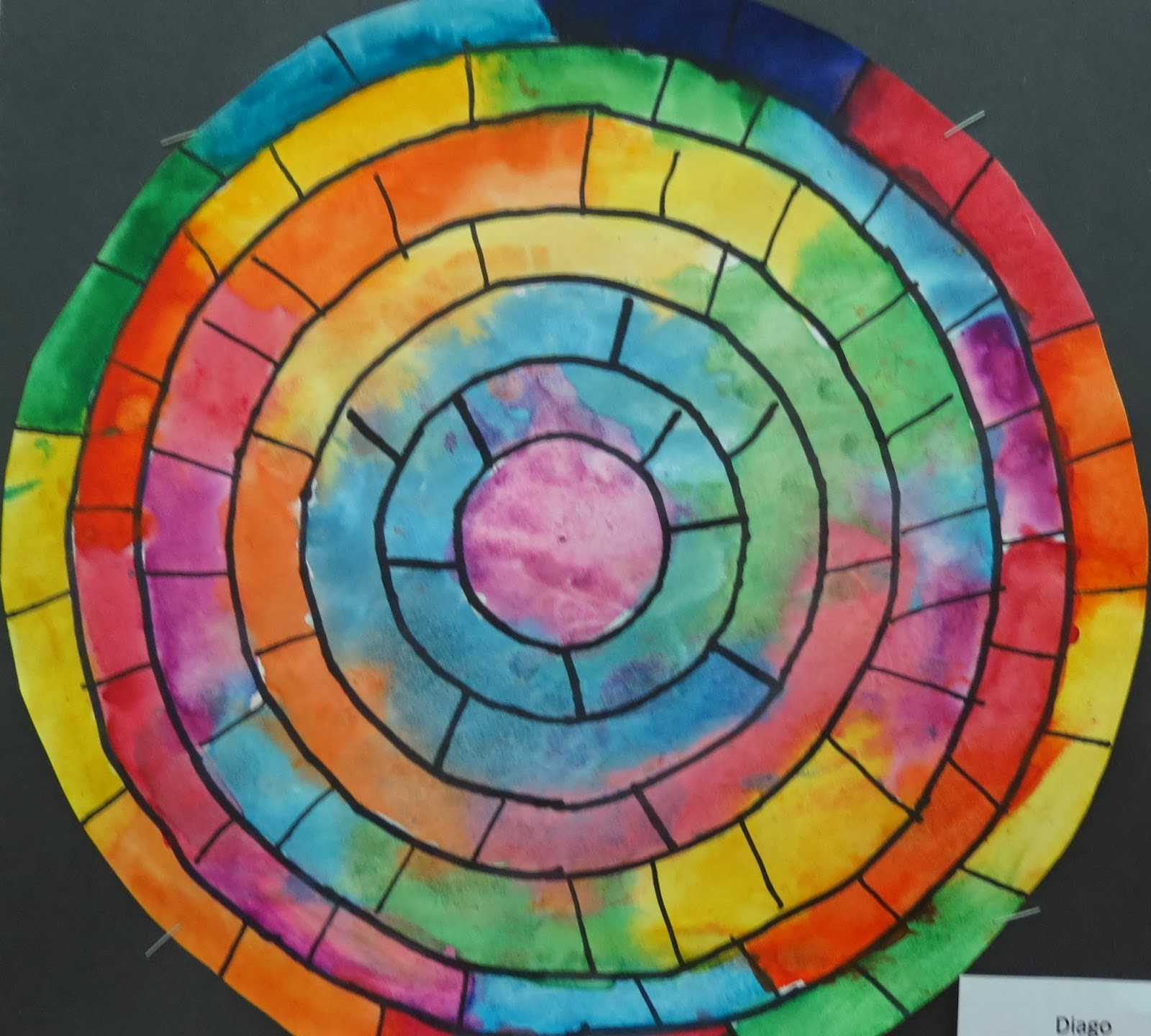 Art Room Blog: 3rd Grade Color Wheels...