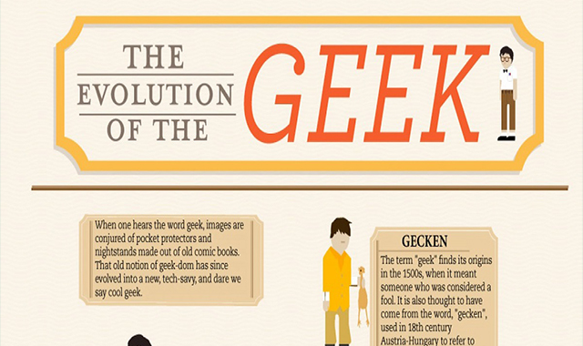The Evolution of the Geek #infographic - Visualistan