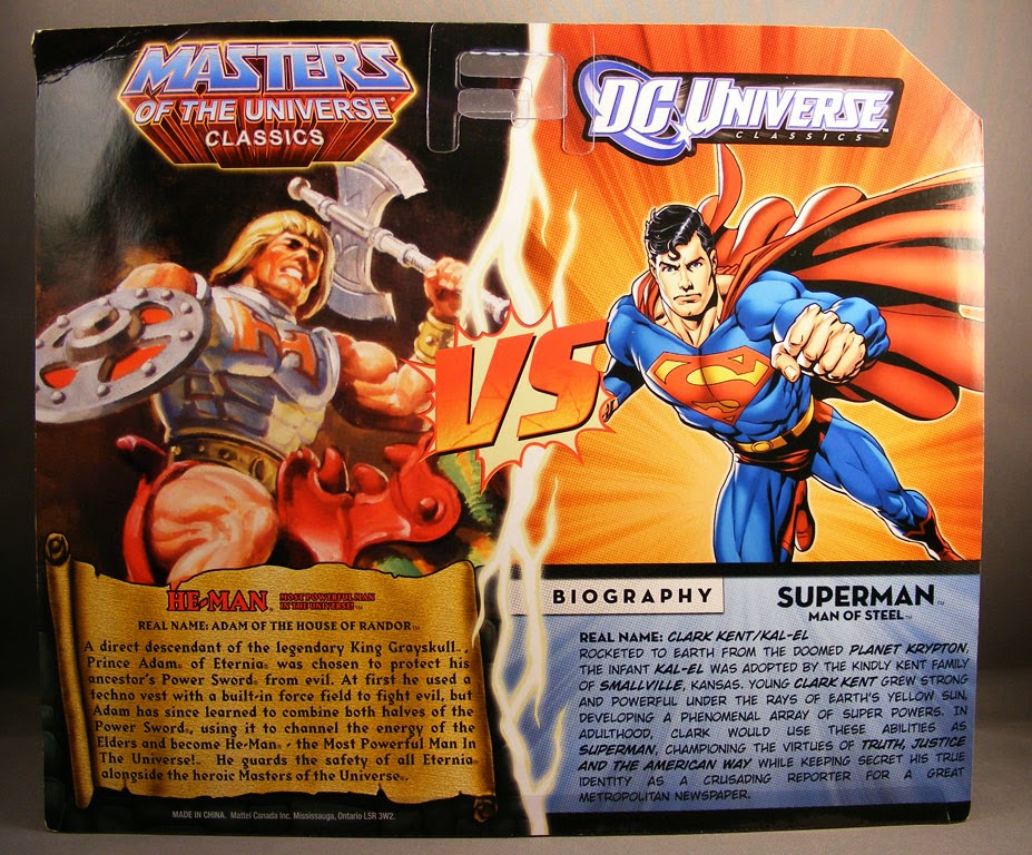 "Hero Envy" The Blog Adventures: SUPERMAN VS HE-MAN