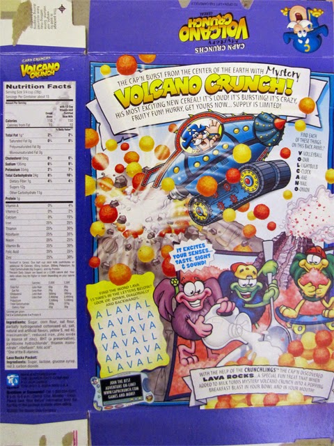 Cereal Boxer: Cap'n Crunch's Volcano Crunch 2000