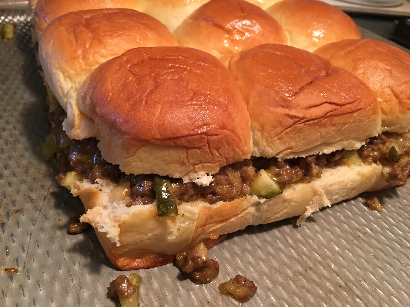 Epicurean Experiments: Chopped Cheeseburger Sliders