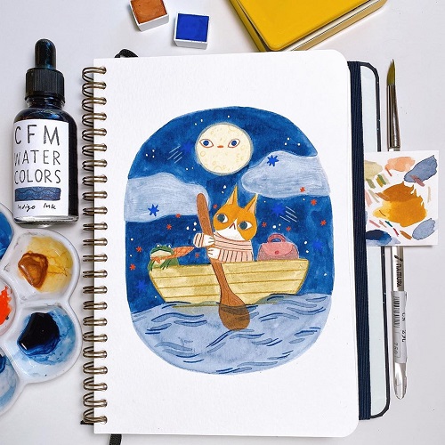 My Owl Barn: Heidi Moreno's Inspiring Story And Her Wonderful Paintings