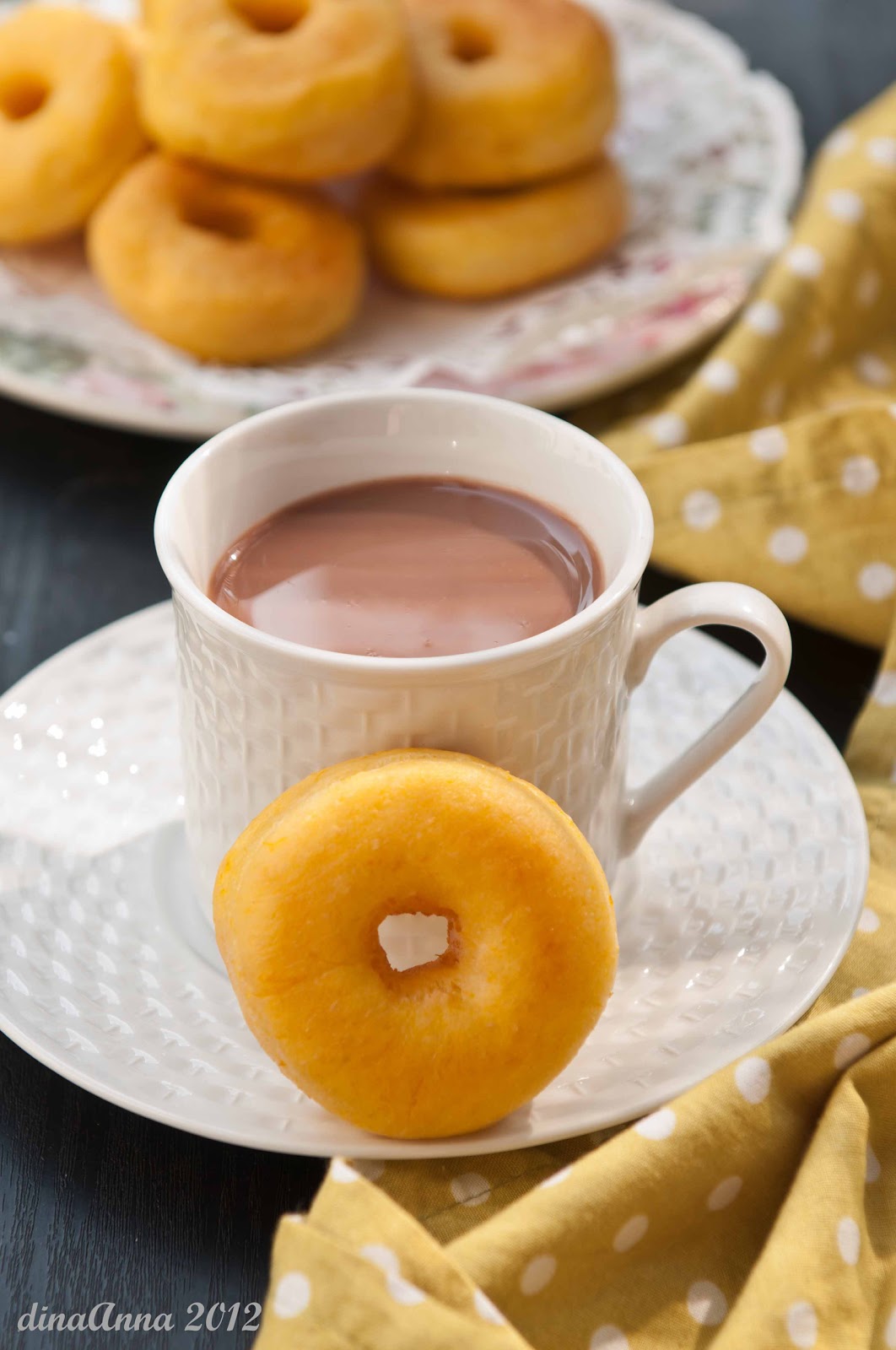 Homemade Heartmade: Donat labu kuning (Pumpkin doughnut)