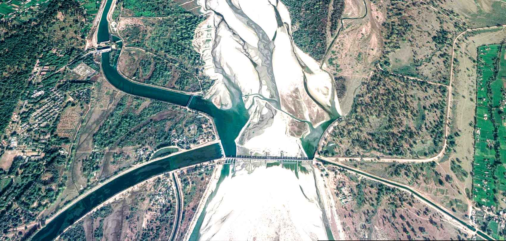 Mahakali River and Damp Satellite Pictures