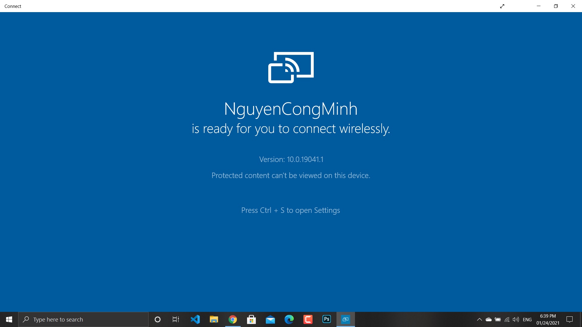 Hướng dẫn cãi đặt app connect trên win 10 nếu không có! - MHN-BT
