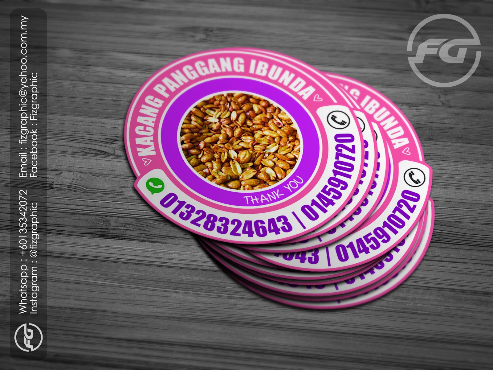 Fizgraphic: Design dan Printing Sticker #106