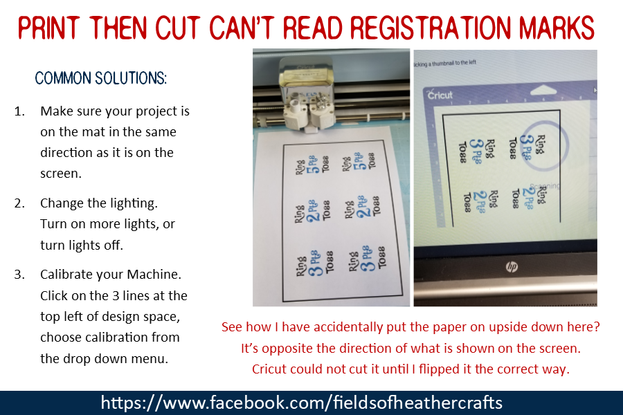 Fields Of Heather: Quick Tip - What To Try When Cricut Can't Read The ...