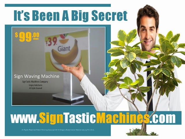 Sign Waving Machines Outdoor Portable Mannequin Waver Spinner Machine ...