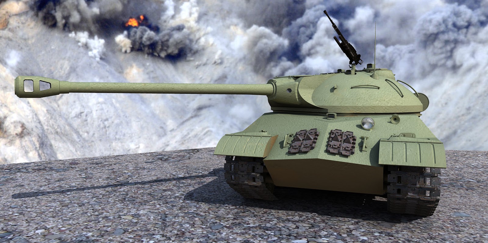 SketchUP Power 草圖力量: The Russian IS﹣3 TANK 史太林三號重坦克