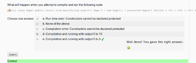 DO U KNOW IT: TCS ILP JAVA QUIZ ANSWERS