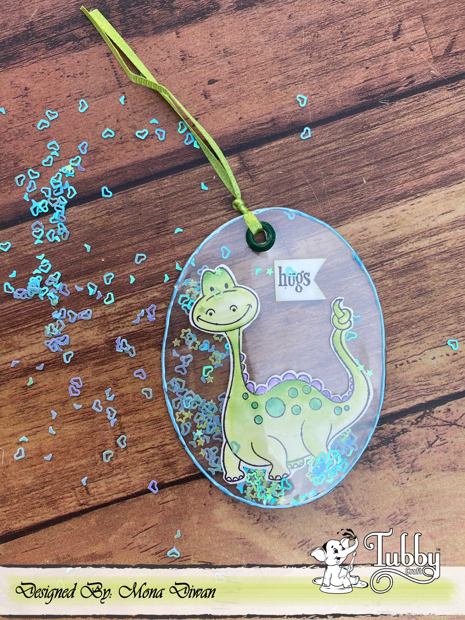 Cute Shaker Tags using Tubby Craft stamps
