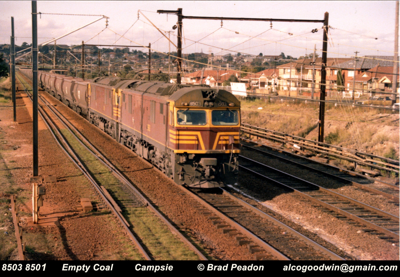 Australian Locomotive Rosters: NSW 85 CLASS