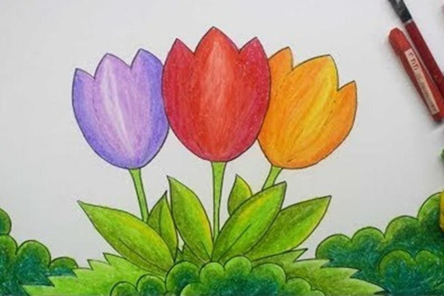 72 Gambar Mewarnai Bunga Untuk Anak PAUD dan TK | gambar mewarnai bunga