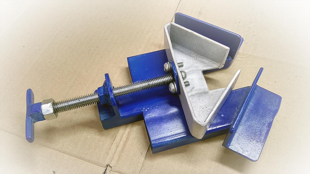 90 degree welding vise detailed making process