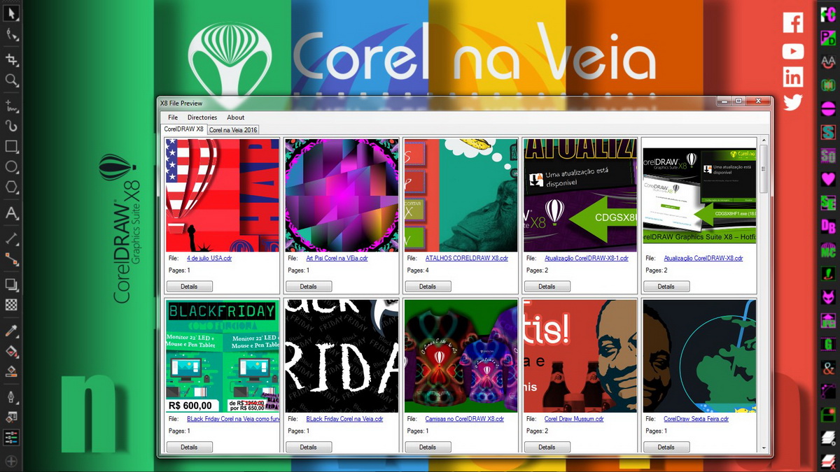 Thumbnail Preview CorelDRAW - Visualizador de Miniaturas de Arquivos ...