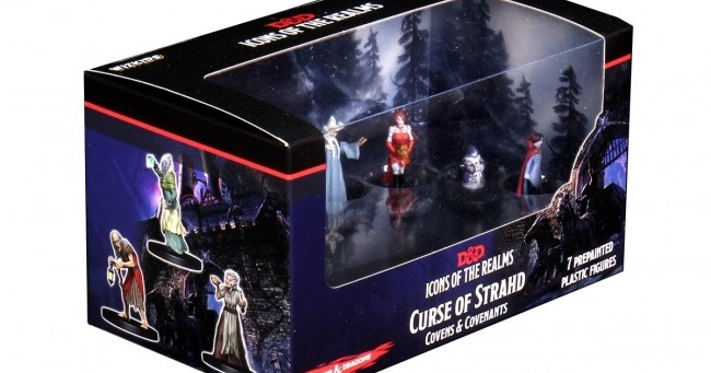 WIZKIDS LANÇARÁ DOIS ÍCONES DE 'D&D DOS REINOS: CURSE OF STRAHD'!