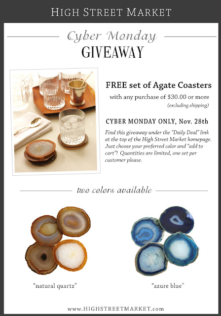 High Street Market: Cyber Monday GIVEAWAY! High Street Market: Cyber Monday GIVEAWAY!