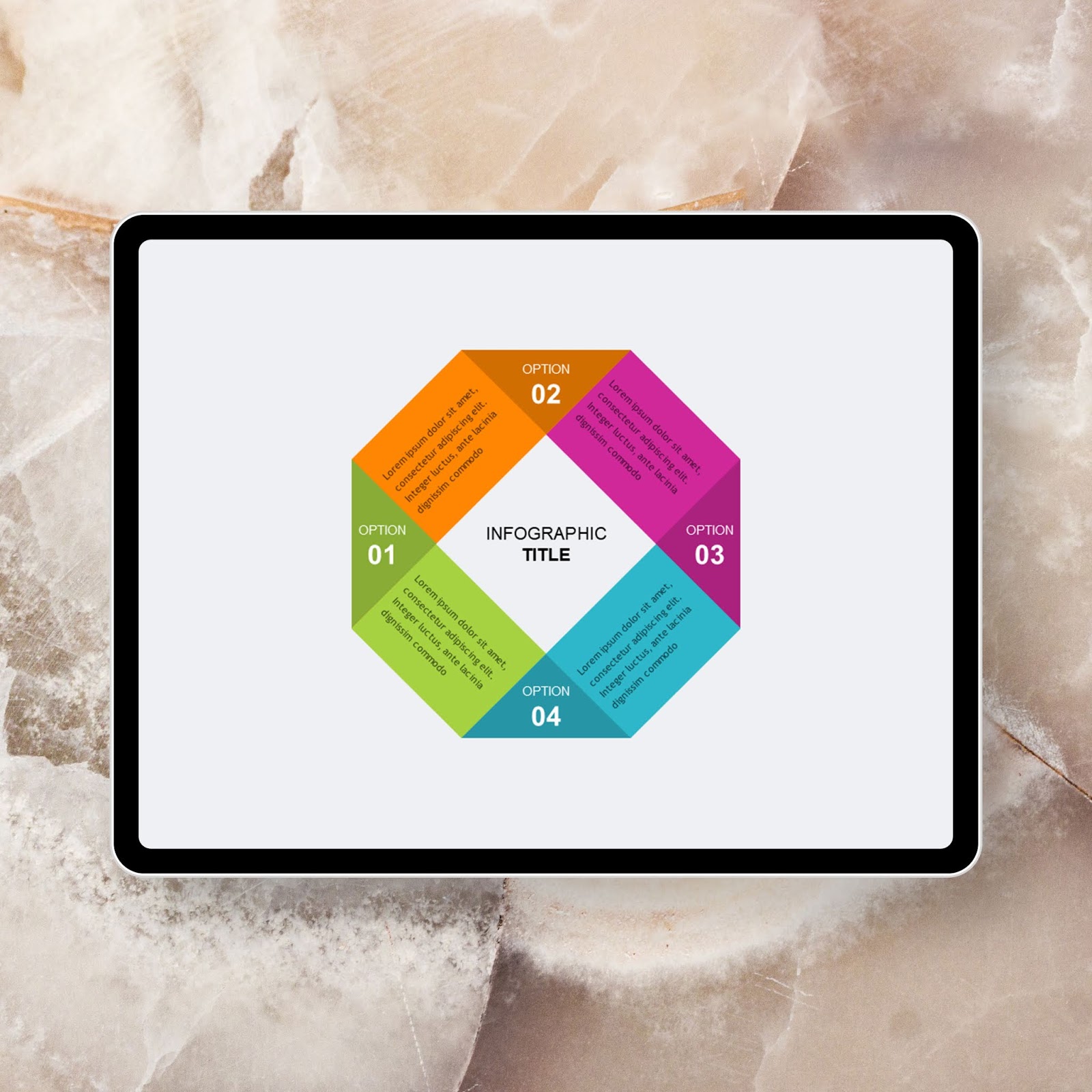 Rotation Shape Overlay PowerPoint Templates - PowerPoint Free