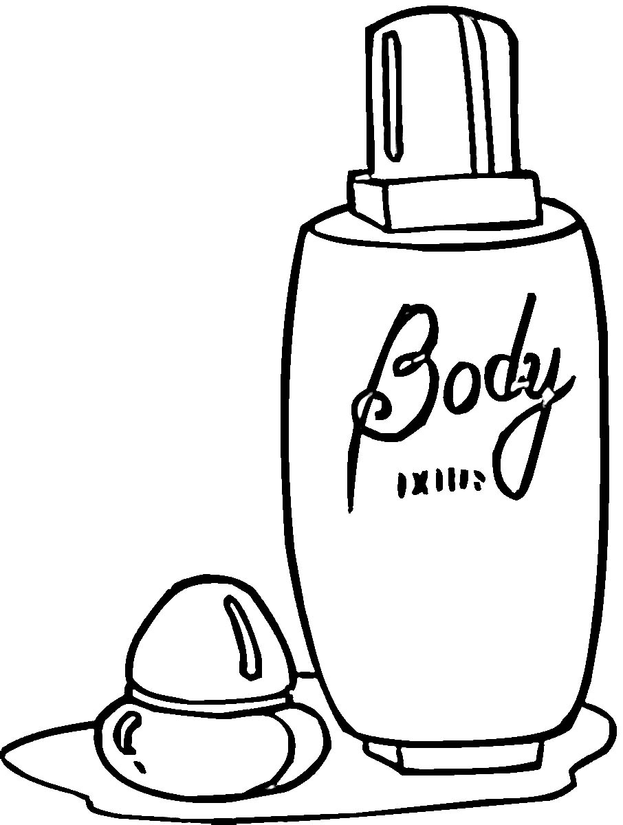 Perfume bottle coloring pages