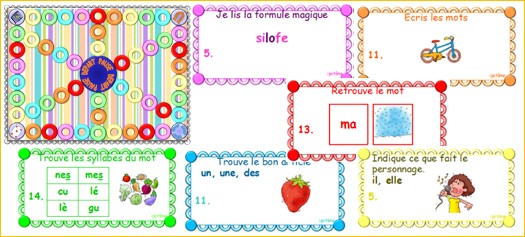 IPOTÂME ....TÂME: Mots lecture, jeux