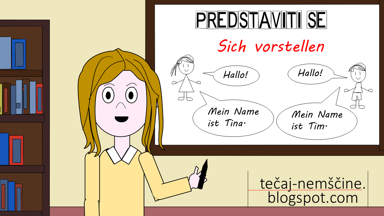 Predstavitev po nemško - NEMŠKI JEZIK | Tečaj nemščine v xx. lekcijah