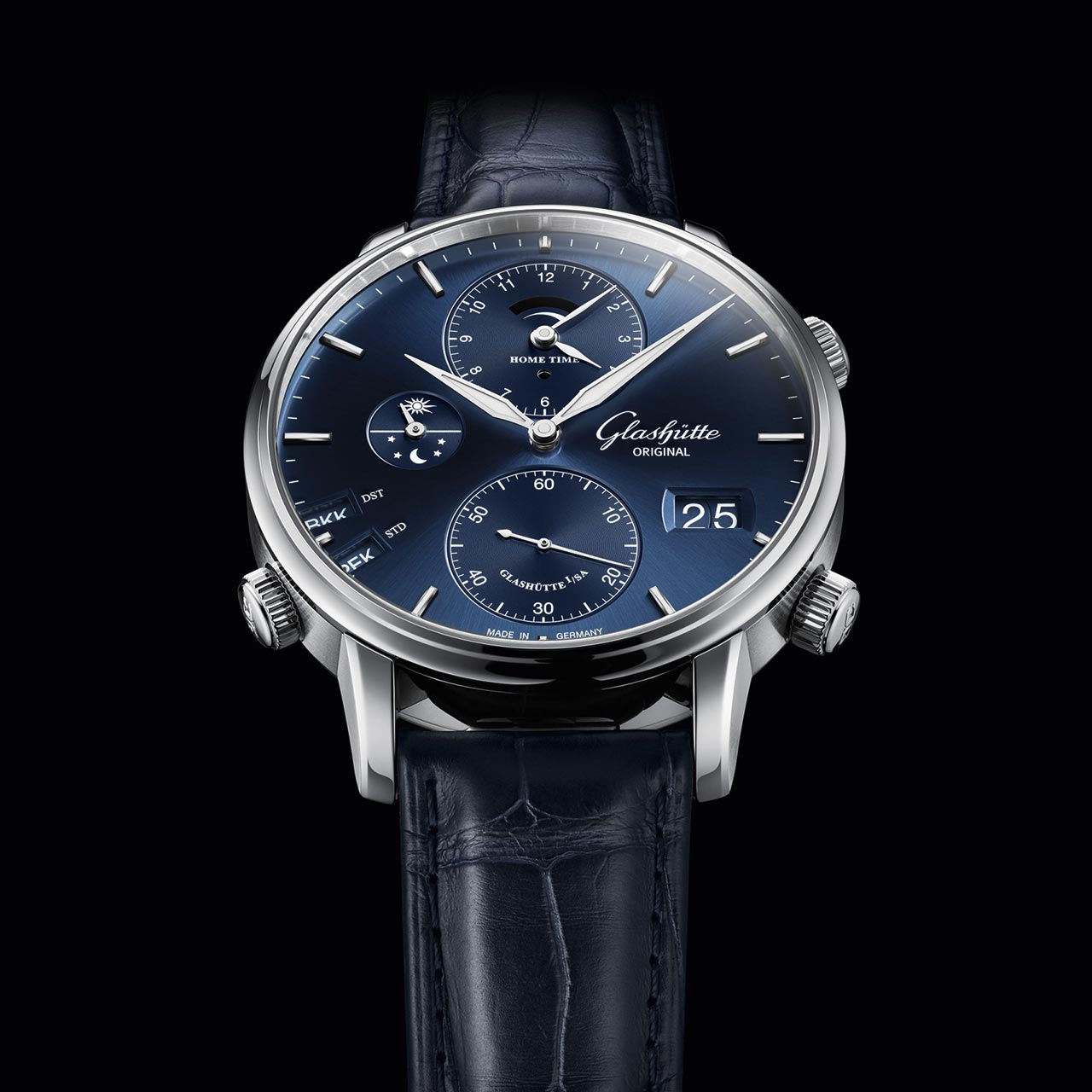 Glashütte Original - Senator Cosmopolite midnight blue | Time and ...