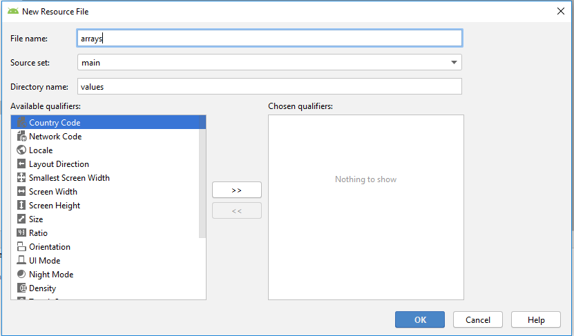 Unit - 02 Working with String and String Array Resources