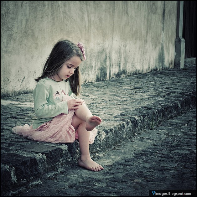 kid, little-girl, sad, alone, cute
