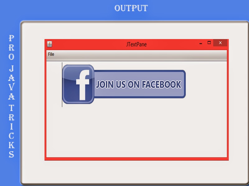 Opening Image In JText Pane Using File Chooser ~ Projavatricks