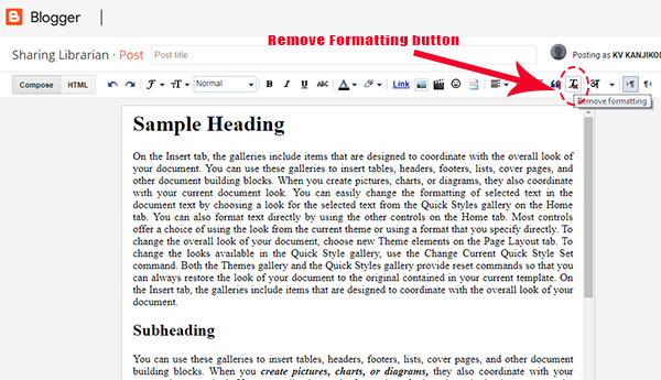 Sharing Librarian Copy Paste From Word To Blogger How To Rectify Sharing Librarian Copy Paste From Word To Blogger How To Rectify