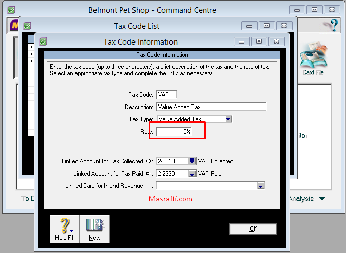 √ Langkah-langkah Mengatur Kode Pajak pada MYOB (Setting Tax Code MYOB) - Rafinternet