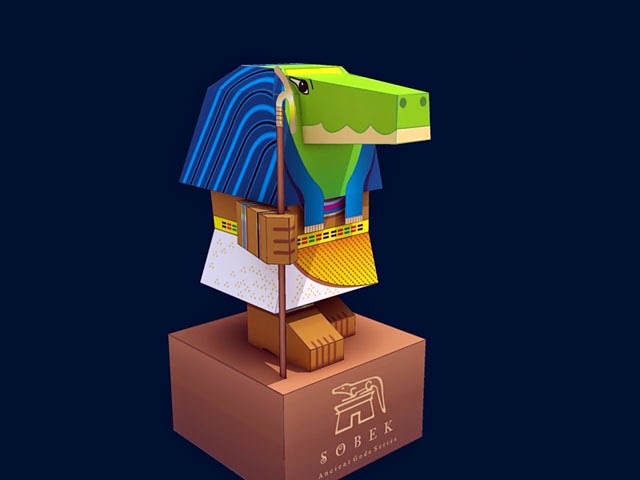 Sobek - Ancient Egypt God Papercraft | Papercraft Paradise ...