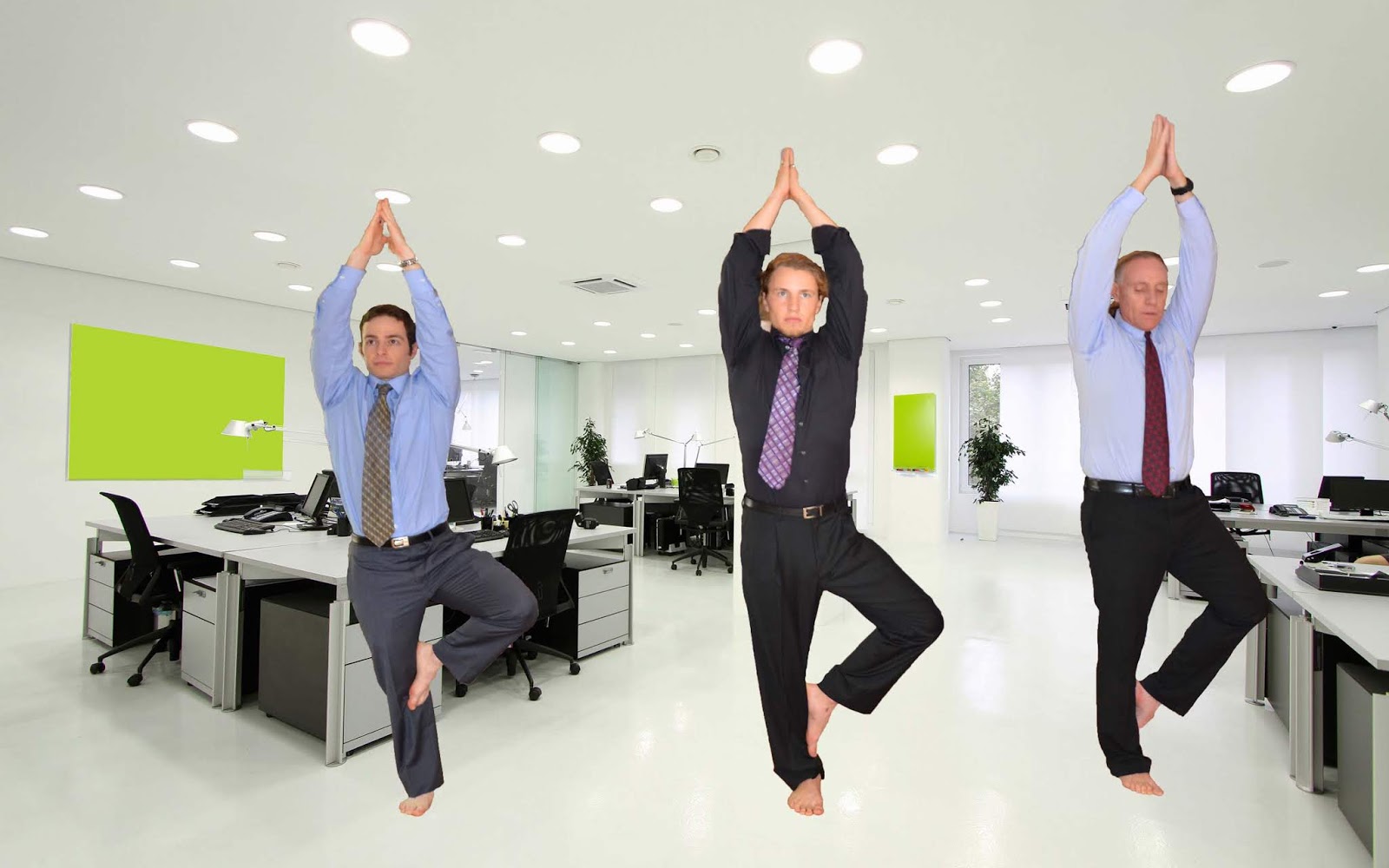 JOIN THE NEW TREND-YOGA AT WORK