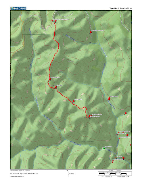 Rick's Hiking Blog: Sandstone Castle, Richland Wilderness Area ...