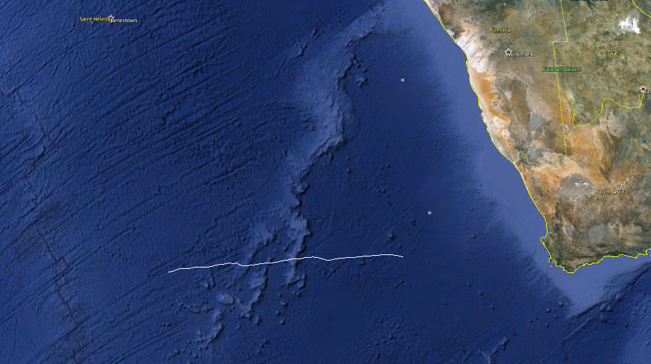 A submarine voyage into the gravity field of Earth