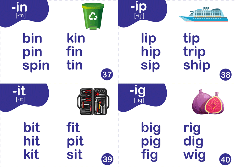 Short I Sound Worksheets, Flashcards, Posters, Reading Comprehension
