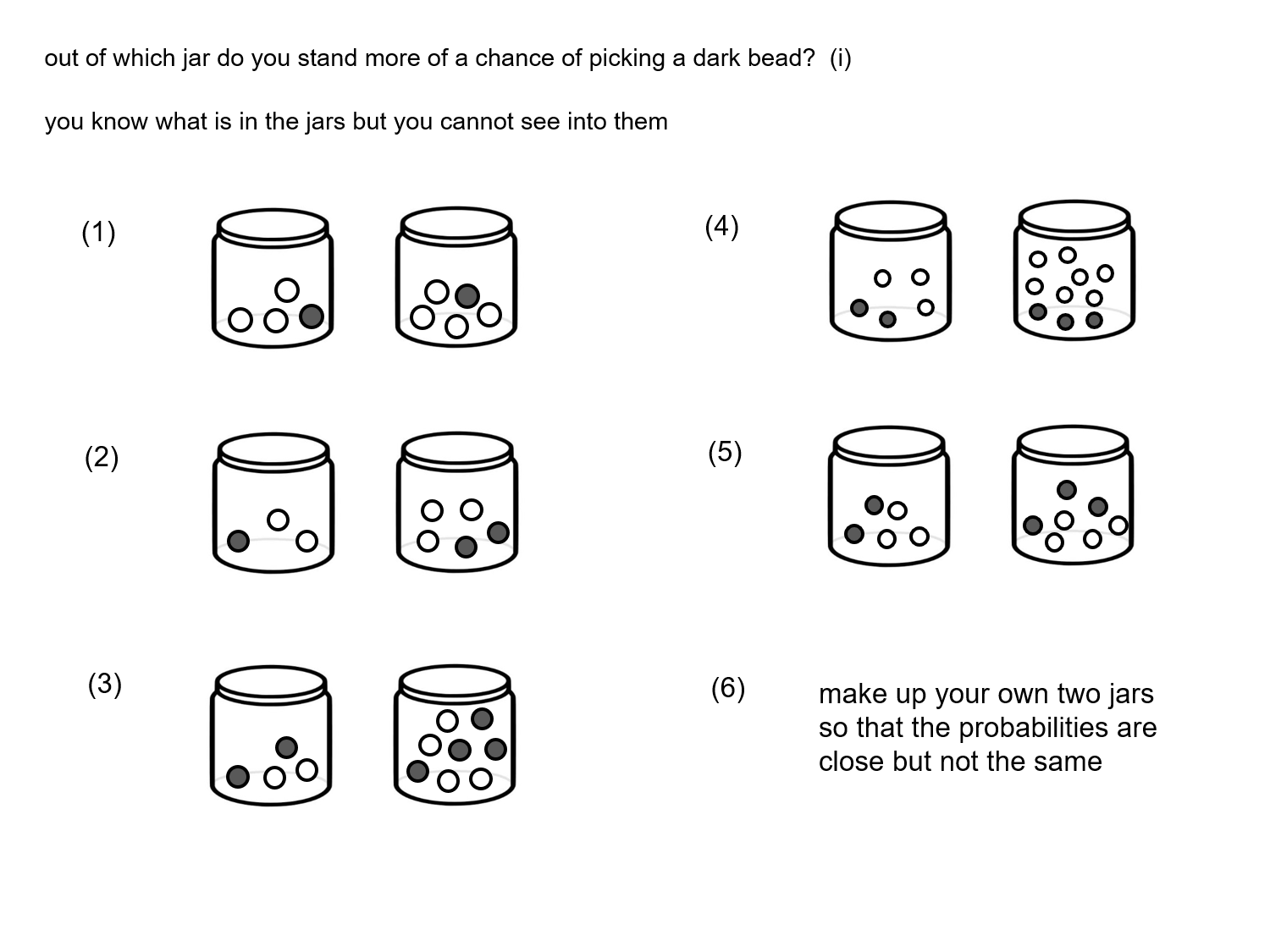 MEDIAN Don Steward mathematics teaching: comparing probabilities