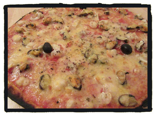Pizza aux fruits de mer - Du soleil dans mes recettes