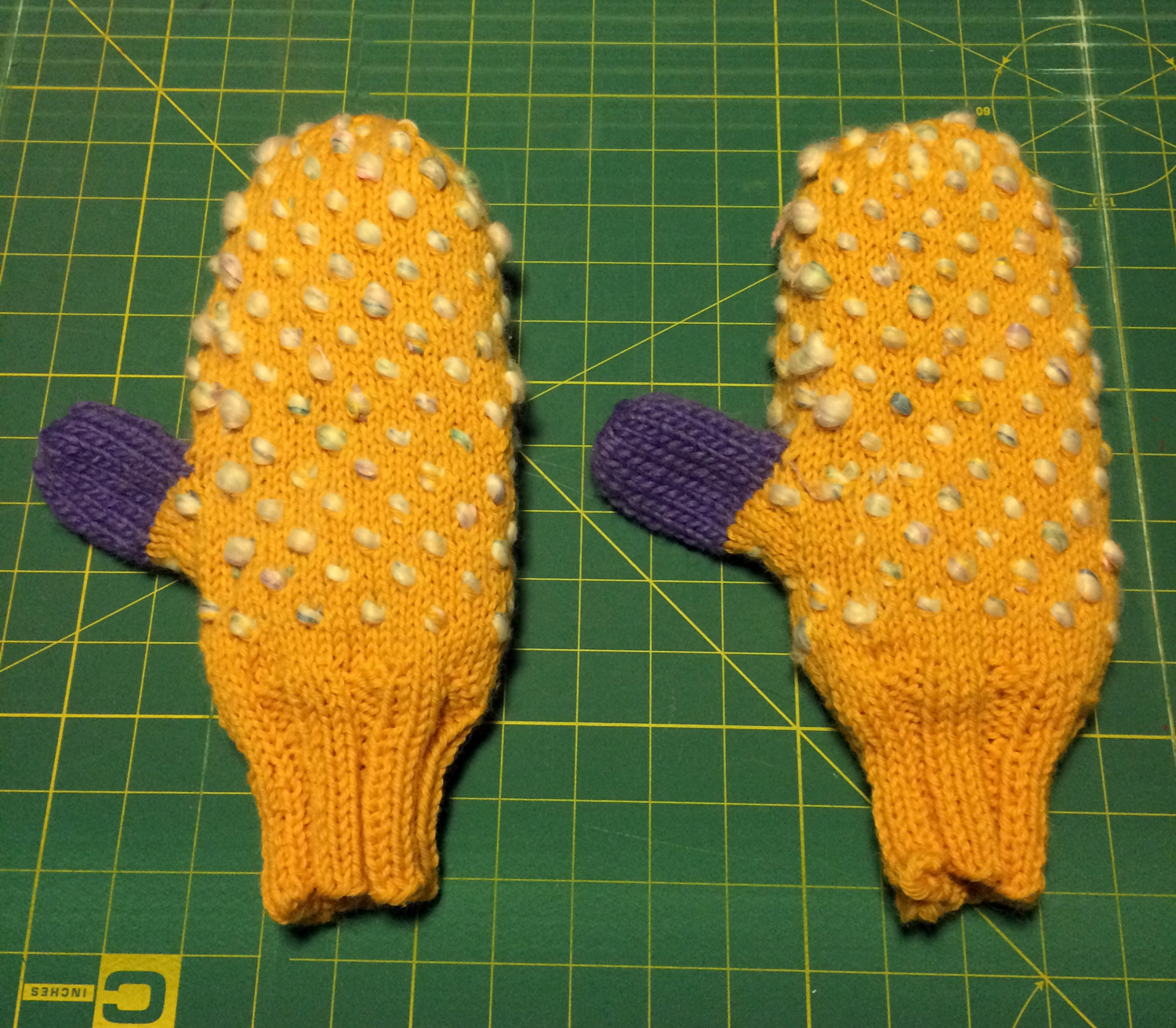 The Feisty Redhead: Lots of Thrummed Mittens