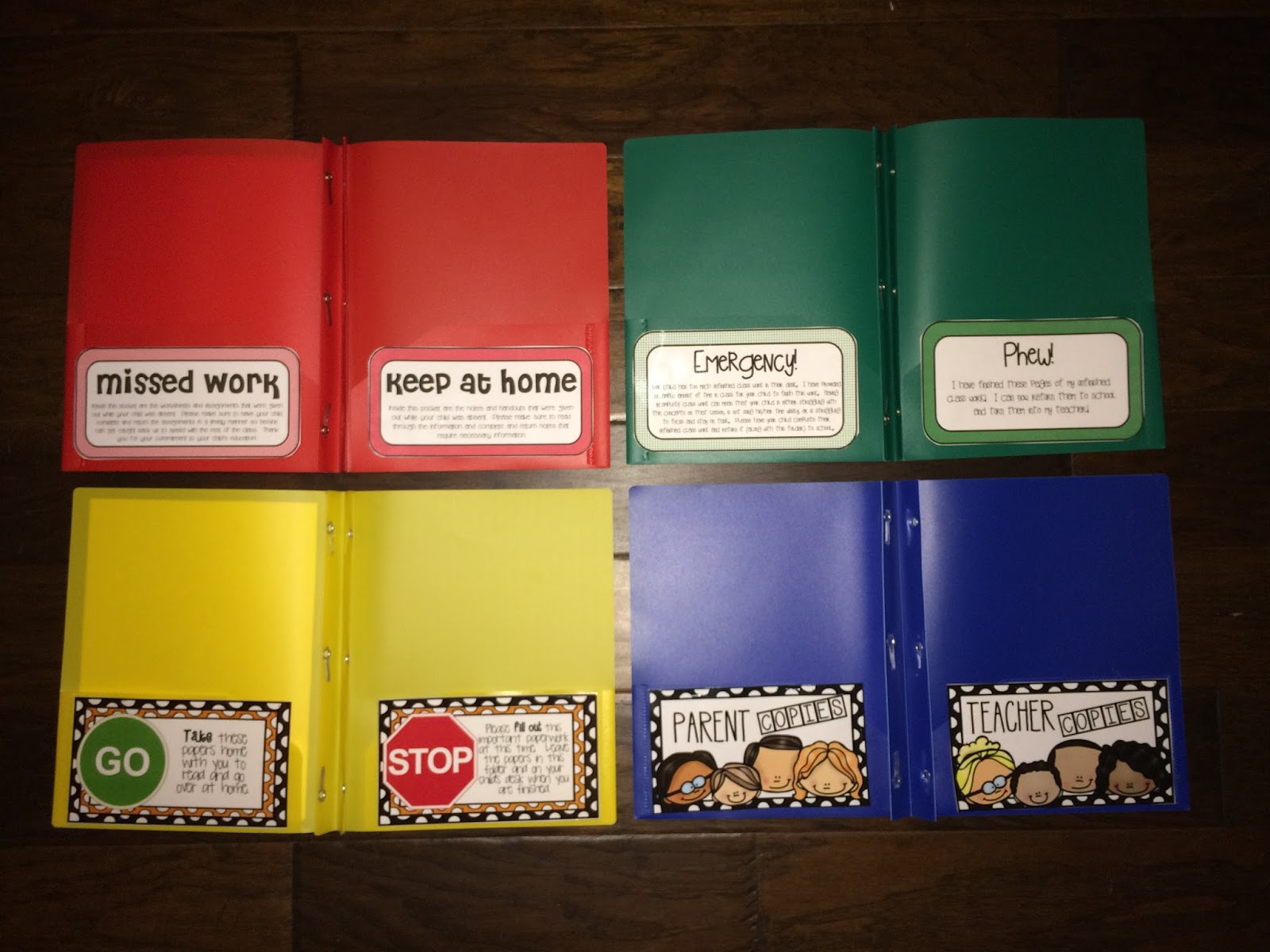 Teaching With Terhune: Parent/Teacher Conference Folders
