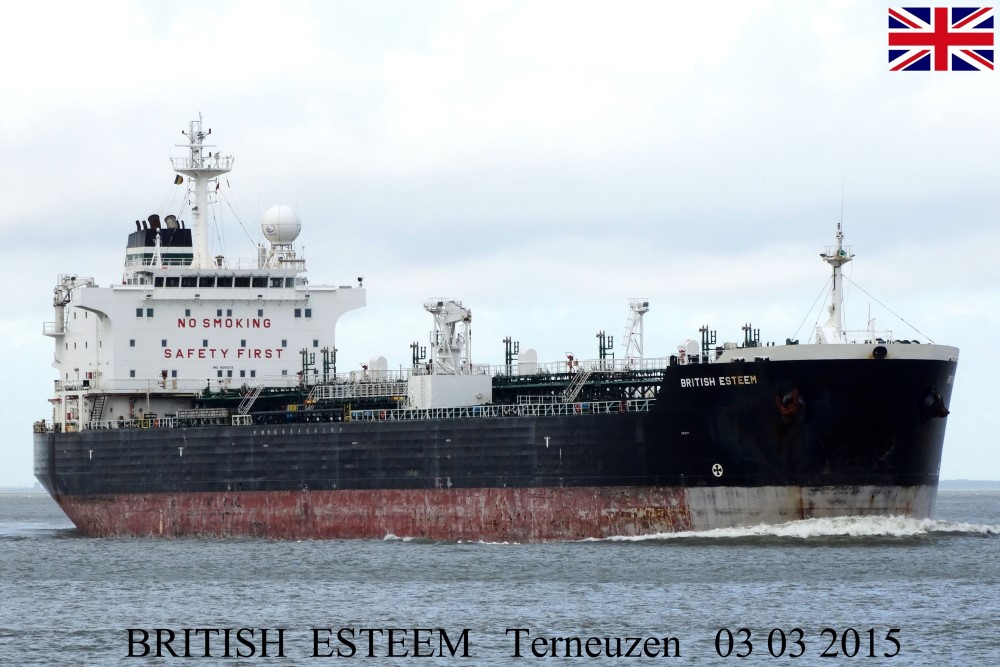 G.GYSSELS SHIPCOLLECTION: BRITISH ESTEEM : OIL PRODUCTS TANKER