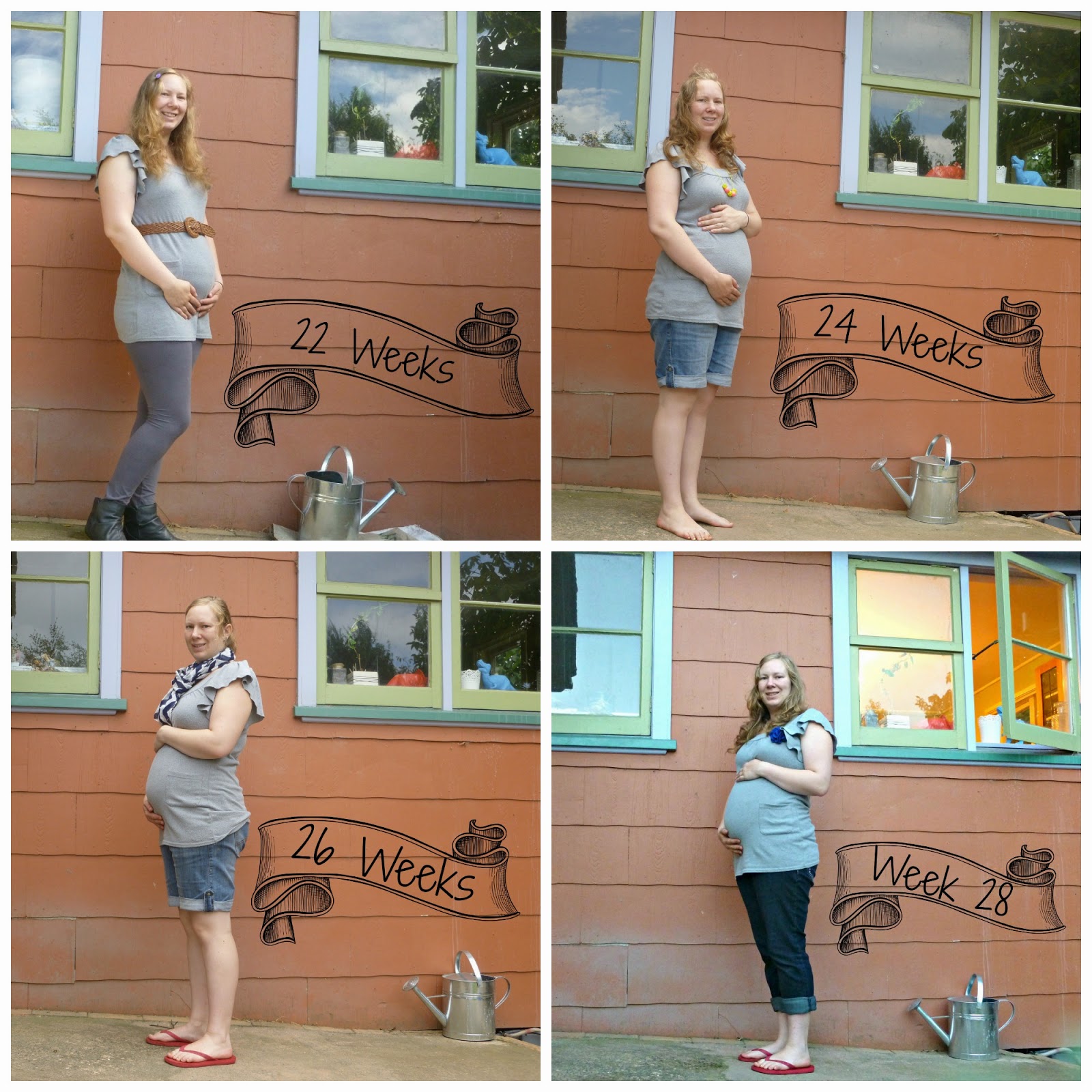 On A Crafty Adventure: Pregnancy Time Lapse