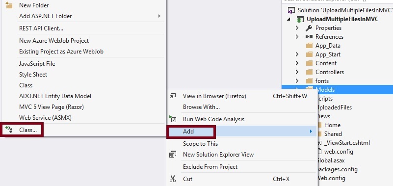 Uploading Multiple Files In ASP.NET MVC Using HttpPostedFileBase Uploading Multiple Files In ASP.NET MVC Using HttpPostedFileBase
