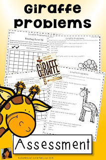 First Grade Love: Giraffe Problems Book Companion