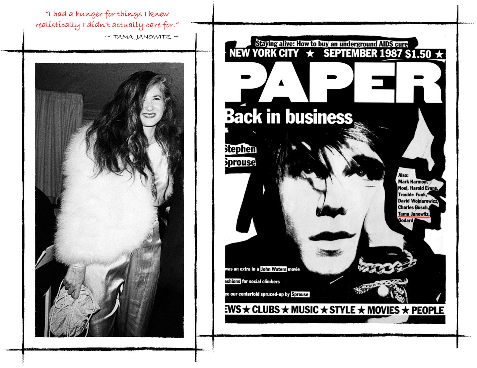 JILL ABRAMS: TAMA JANOWITZ'S ICONIC "SLAVES OF NEW YORK" - 30 YR ...