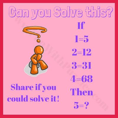 5 Logic Maths Puzzles and Answers for High School Students
