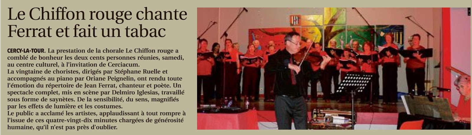 LE CHIFFON ROUGE: Revue de presse